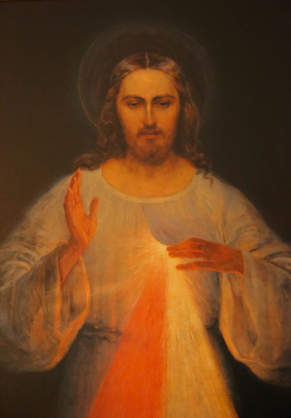 Divine Mercy image of Jesus (1) | Ruah Woods Institute