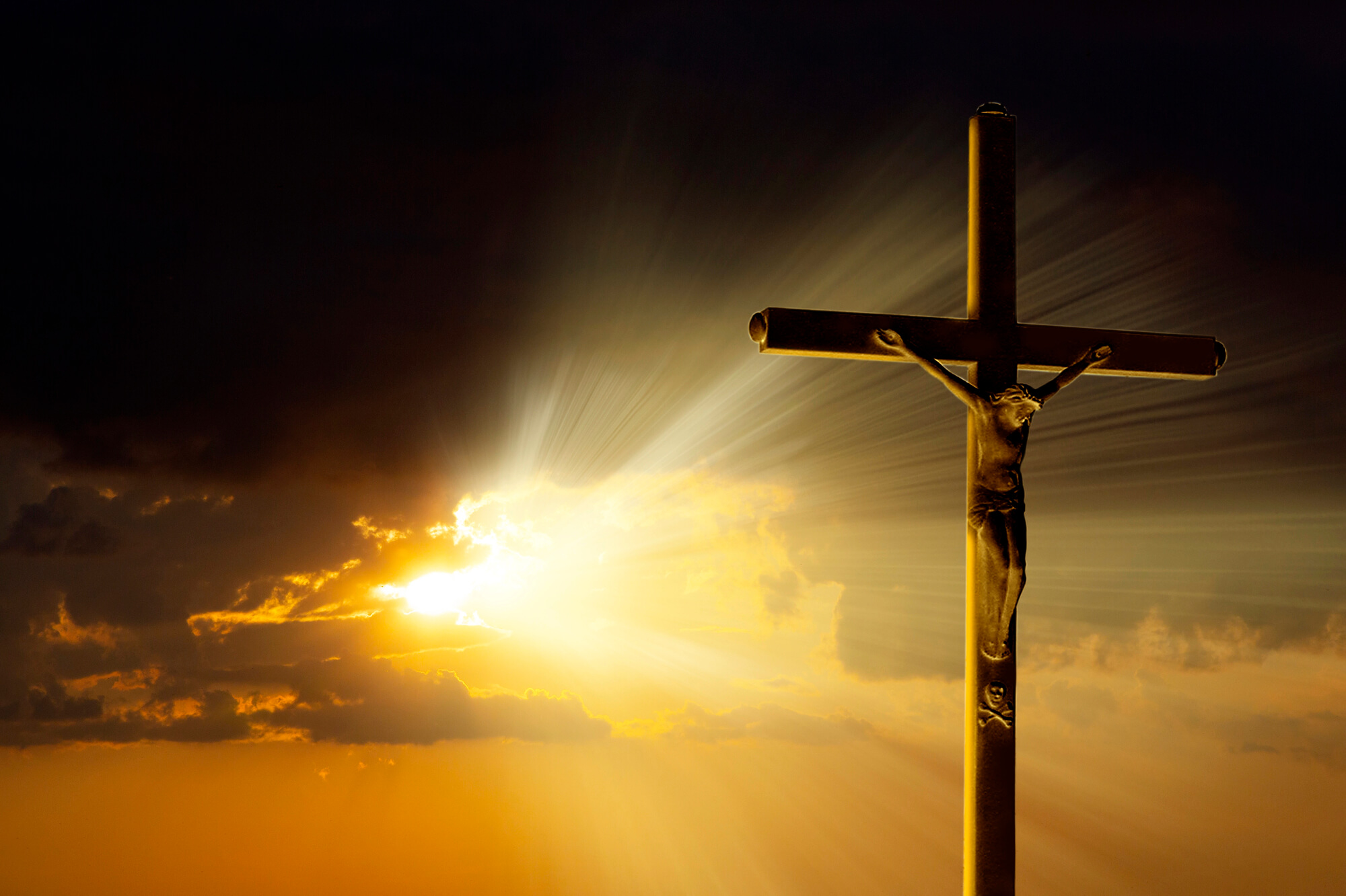 Jesus on cross-sunlight (1) | Ruah Woods Institute