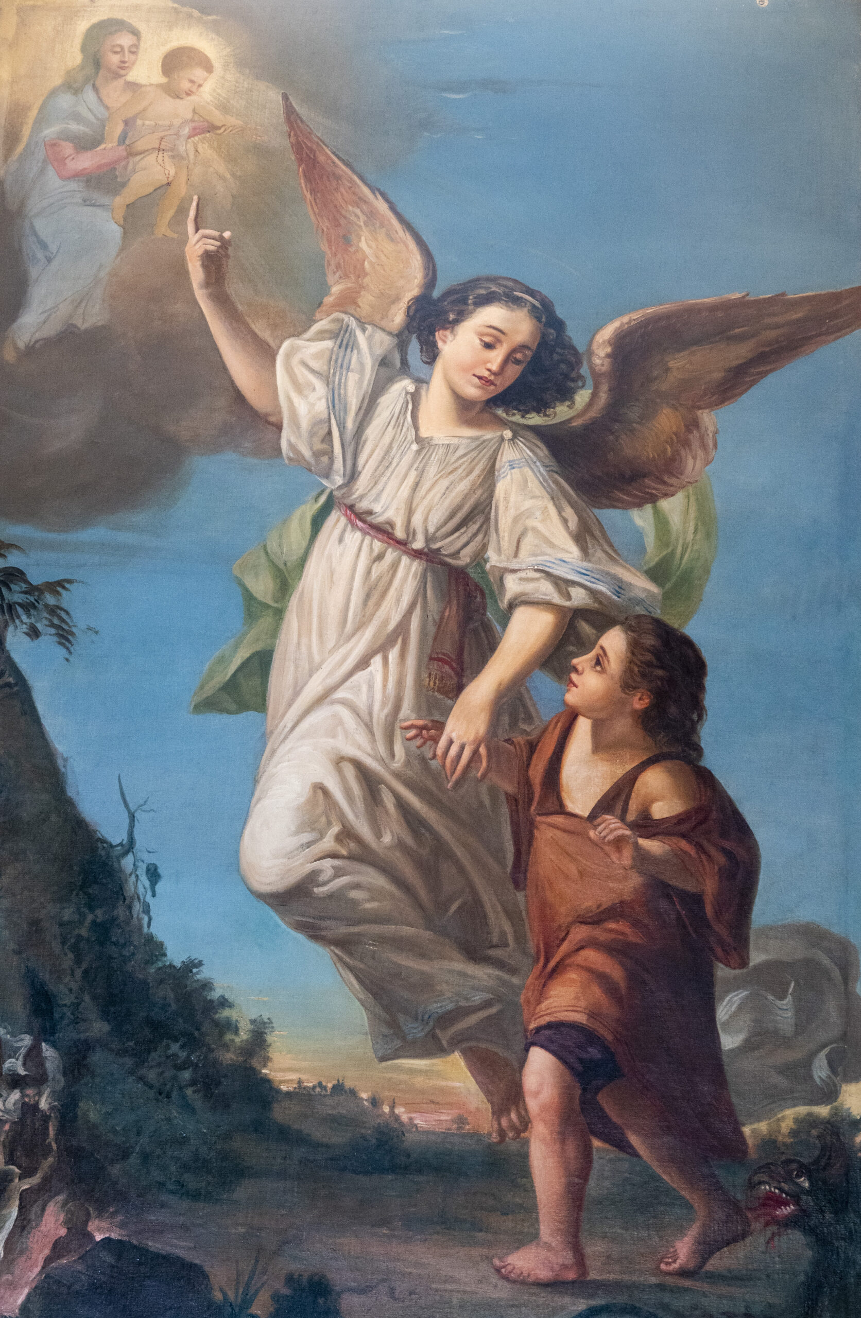 Guardian angel protecting a child | Ruah Woods Institute