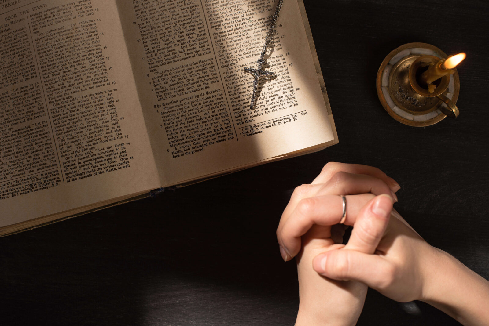 praying with bible (1) | Ruah Woods Institute
